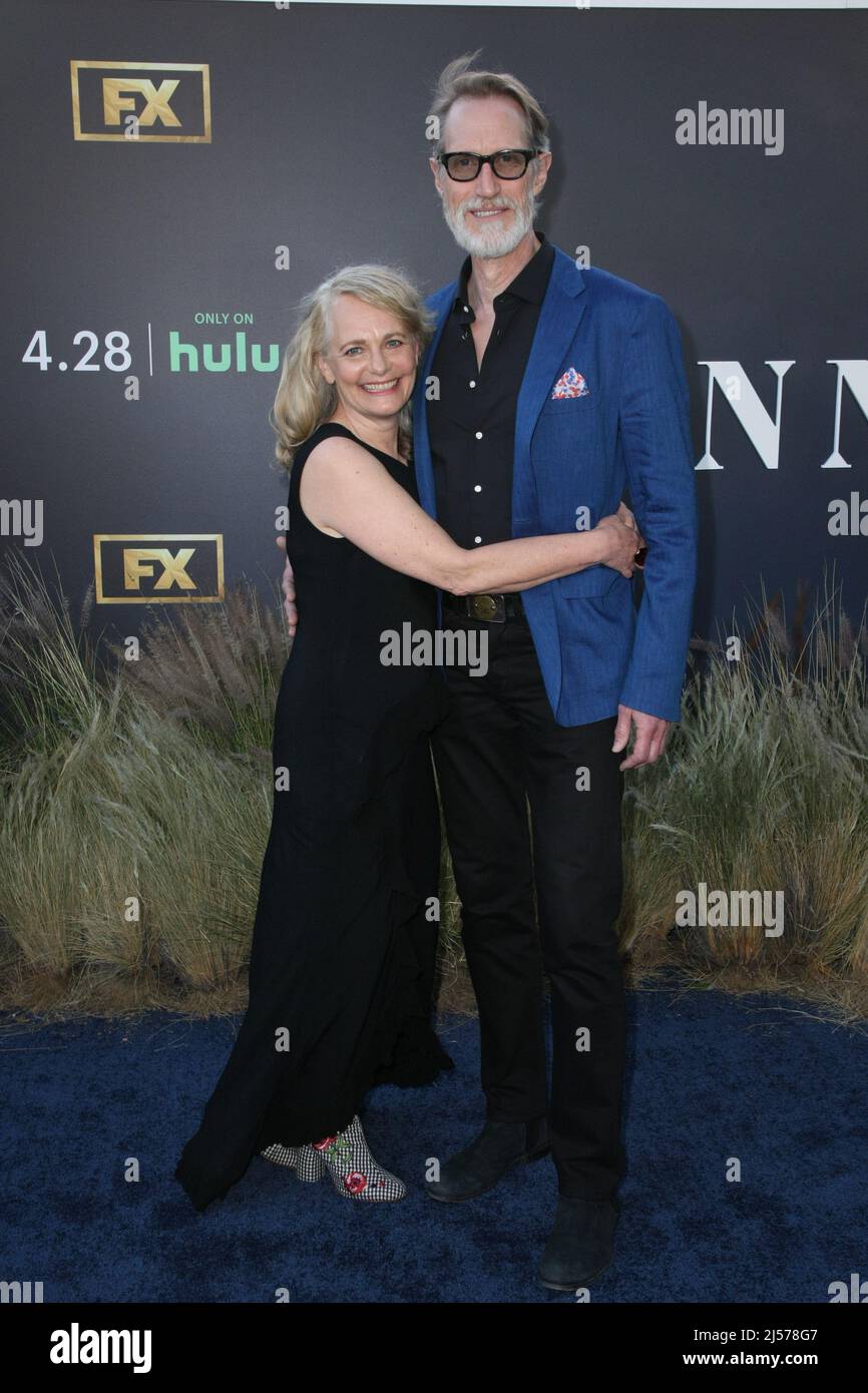Megan Leitch and Christopher Heyerdahl attend the premiere of FX's ...
