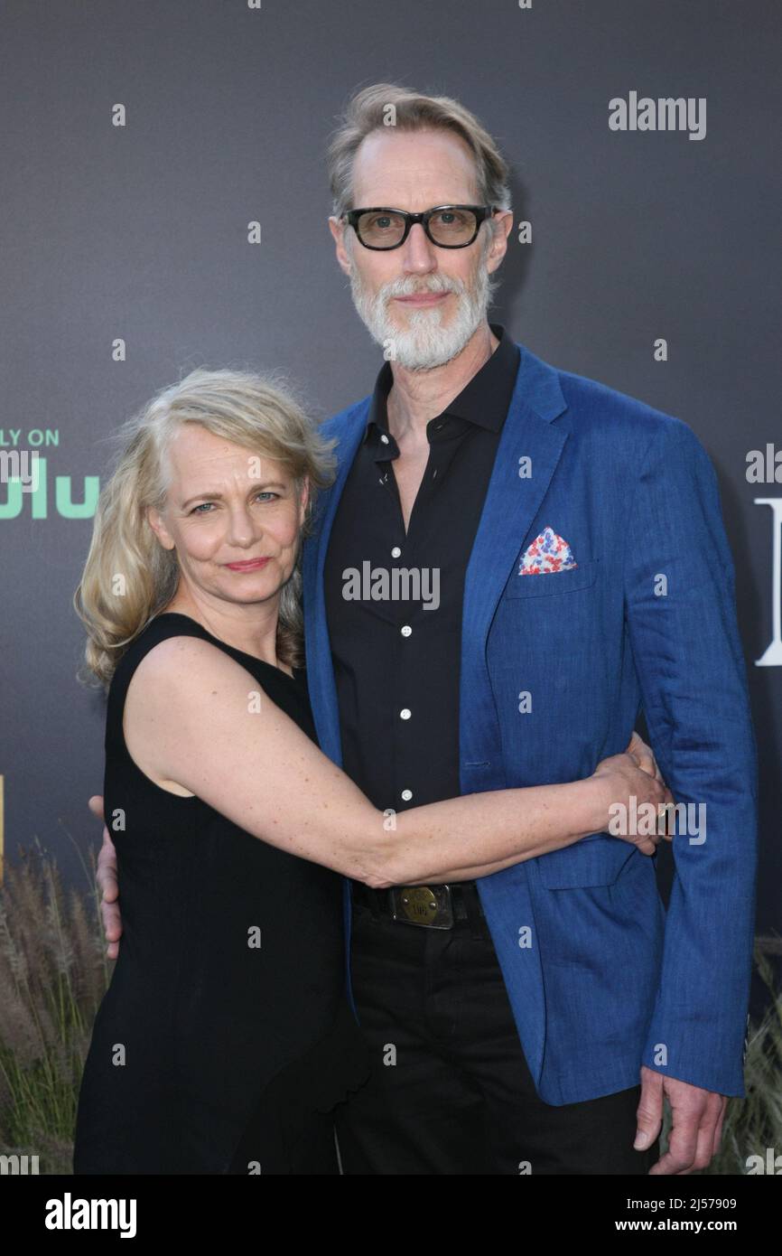 Megan Leitch and Christopher Heyerdahl attend the premiere of FX's ...