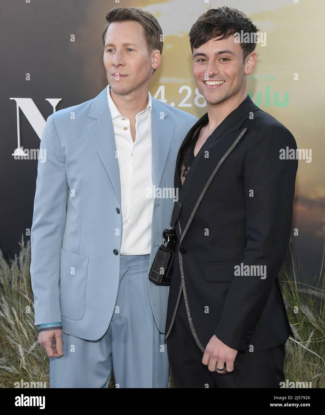 Los Angeles, CA , April 20, 2022, (L-R) Dustin Lance Black and Tom ...