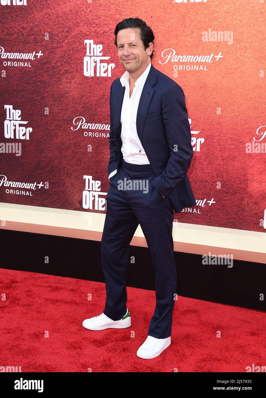 Los Angeles, USA. 20th Apr, 2022. Ross McCall walking on the red carpet ...
