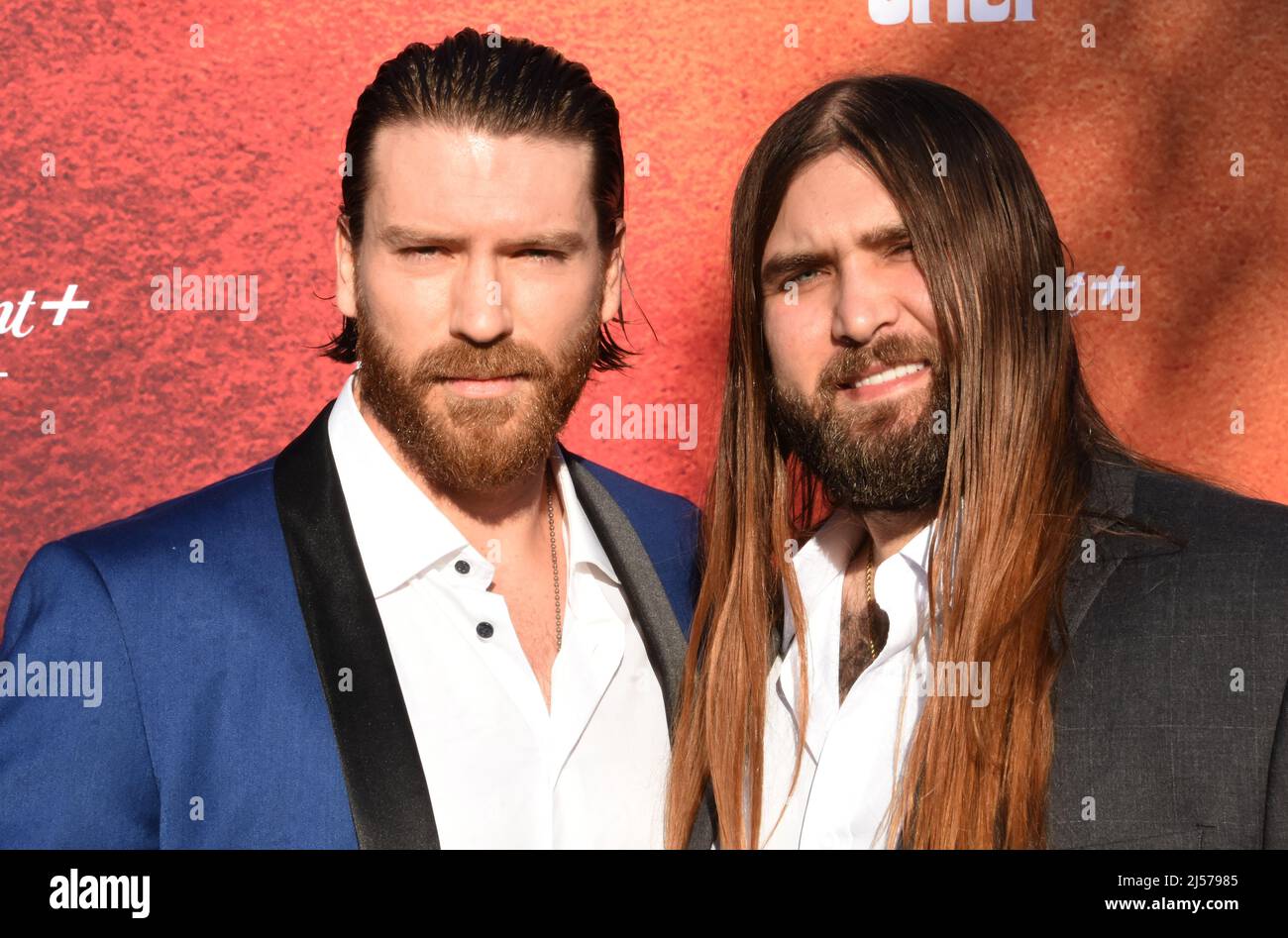 Los Angeles, California, USA 20th April 2022 Actor Jesse Kove and Weston Coppola Cage attend ...