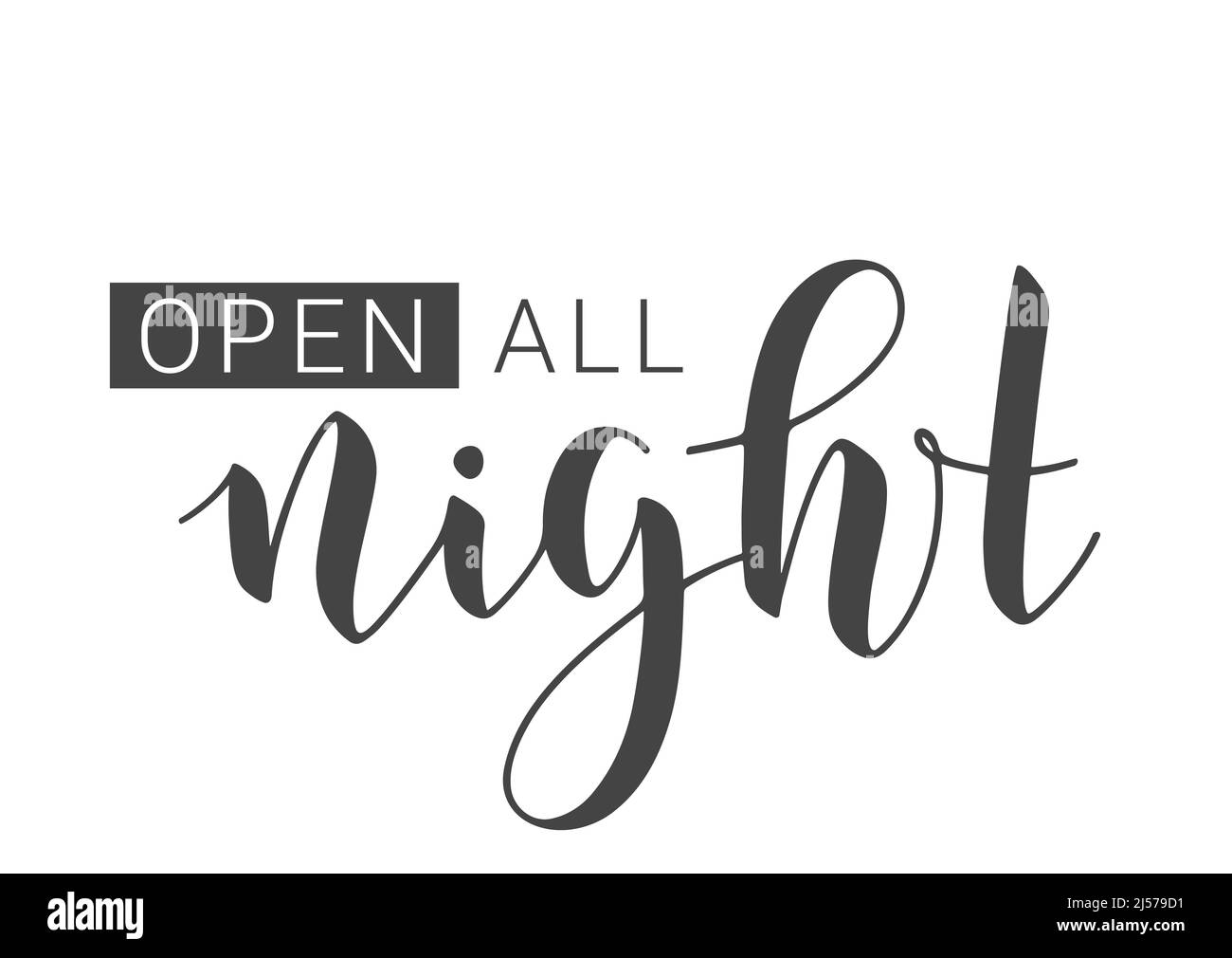 Sign saying open Cut Out Stock Images & Pictures - Alamy