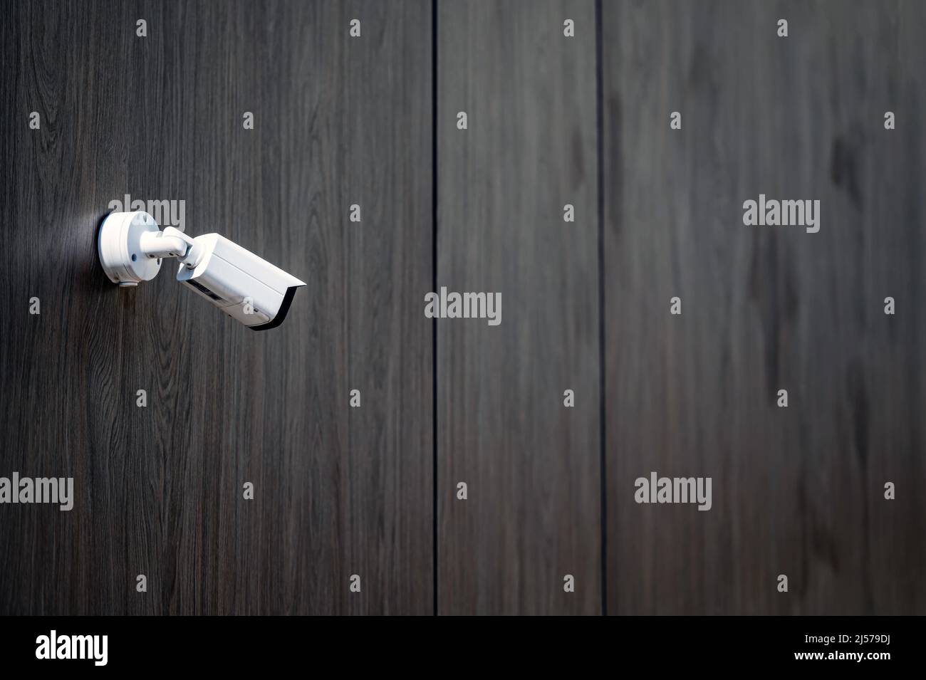 CCTV monitoring. Outdoor video surveillance camera for object ...