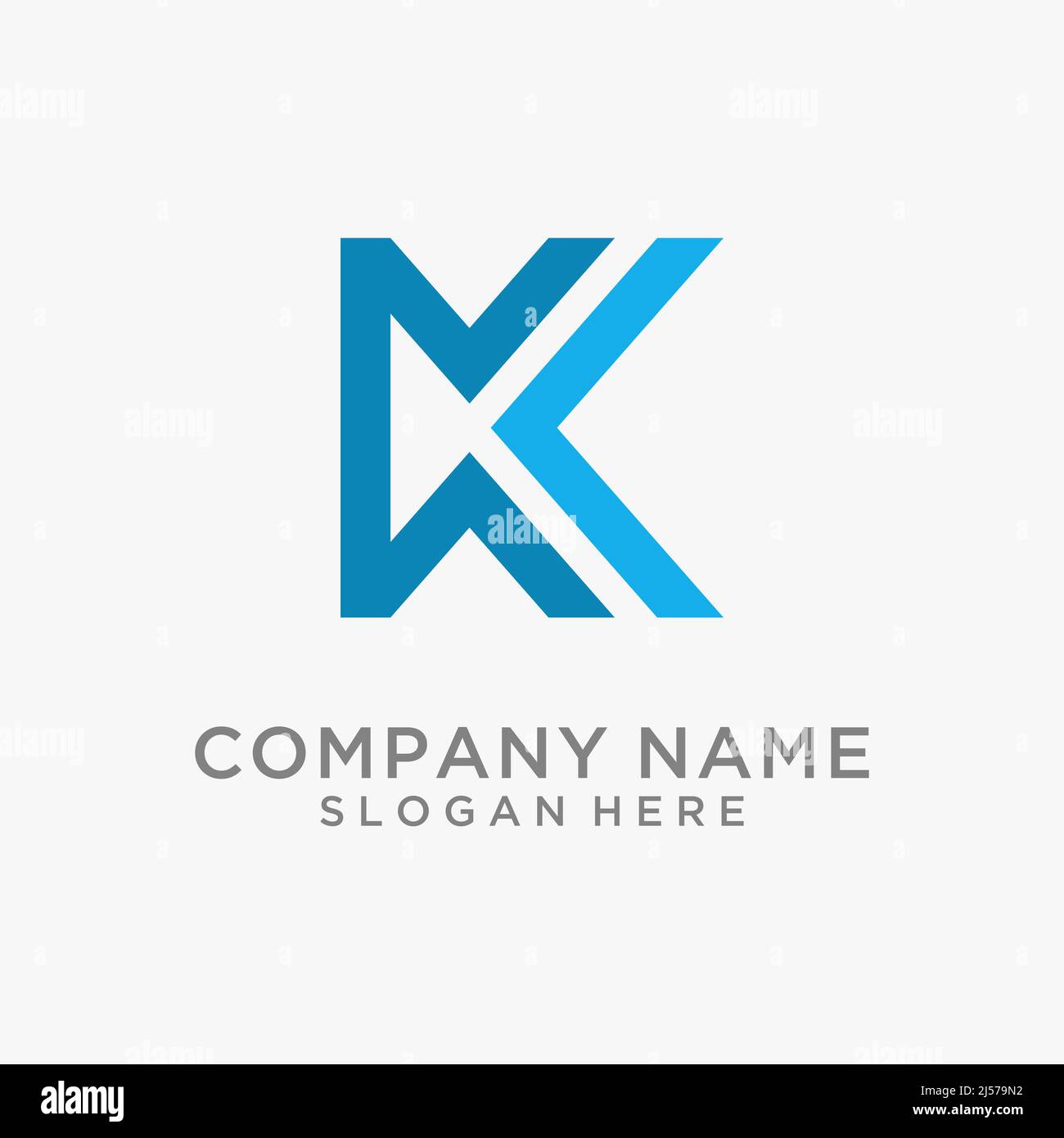Letter K logo design Stock Vector Image & Art - Alamy