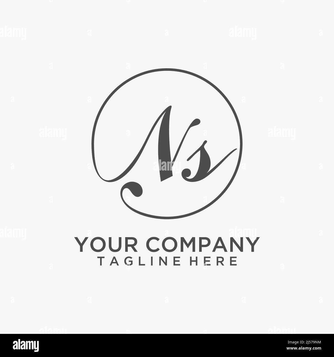 NS letter logo design Stock Vector Image & Art - Alamy