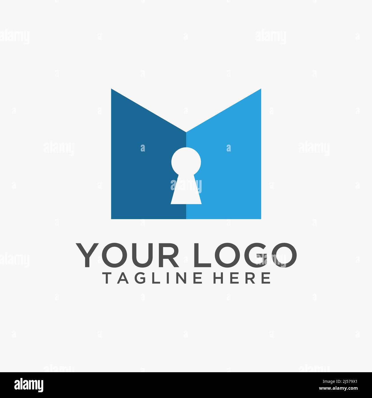 Letter keyhole logo hi-res stock photography and images - Alamy