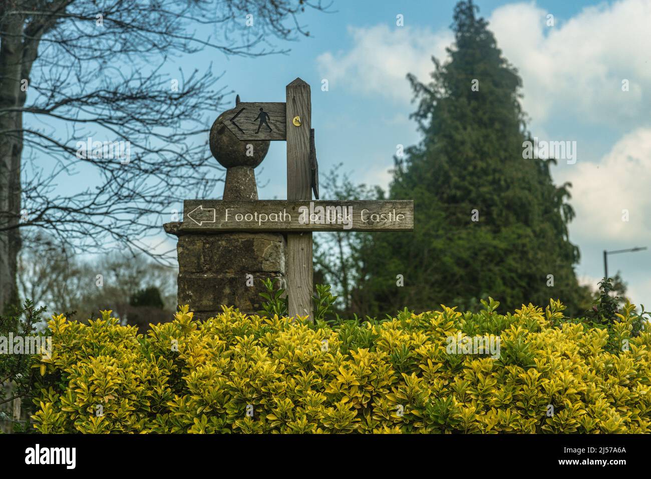 Usk castle hi-res stock photography and images - Alamy
