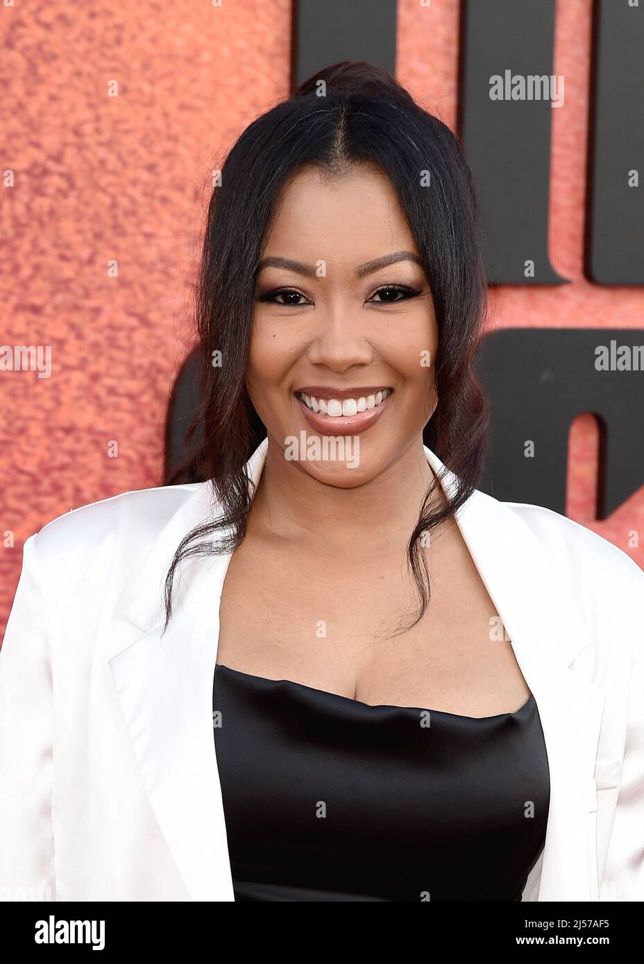 Denyce Lawton walking on the red carpet at the Los Angeles Premiere of ...