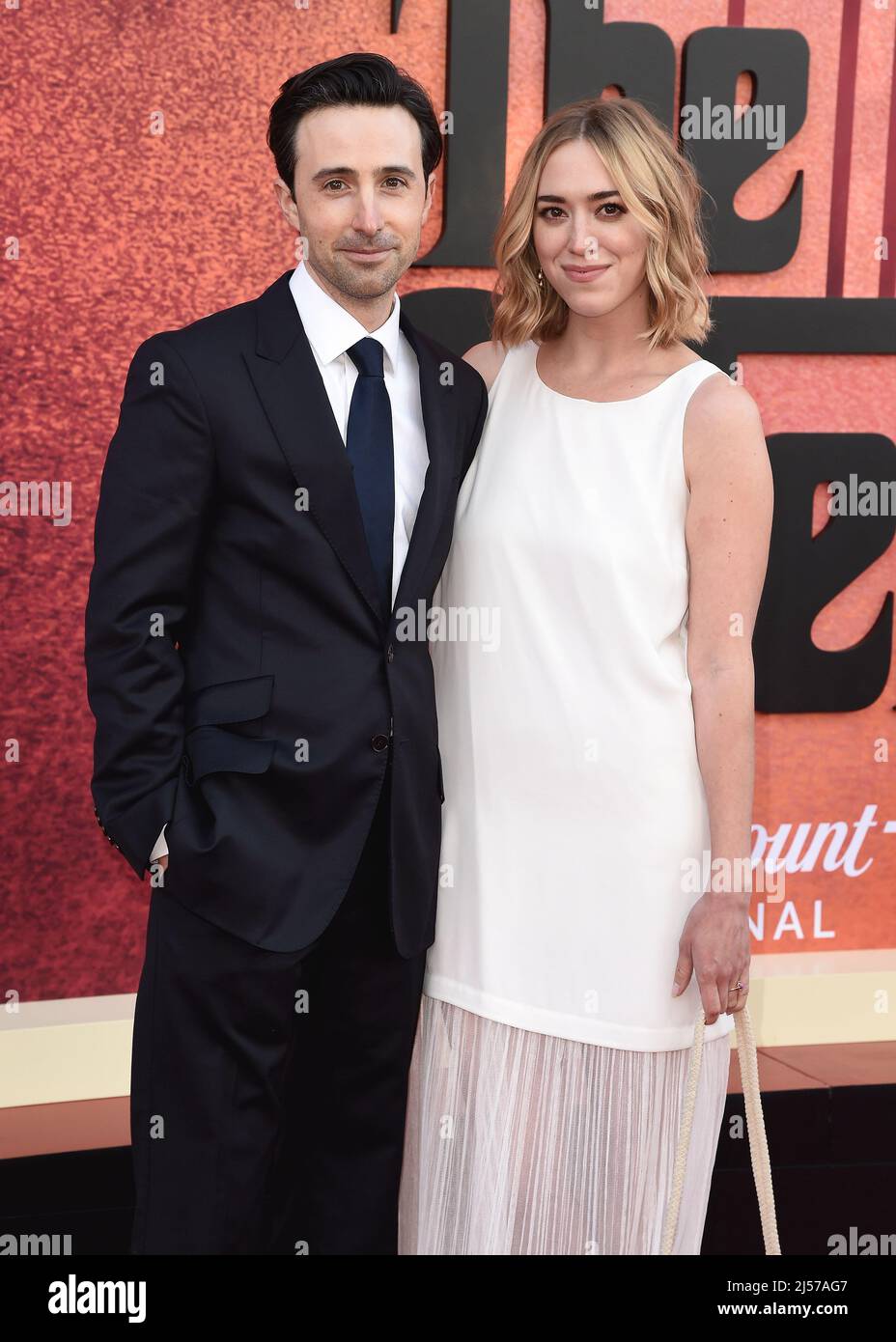 Los Angeles, USA. 20th Apr, 2022. Josh Zuckerman walking on the red ...
