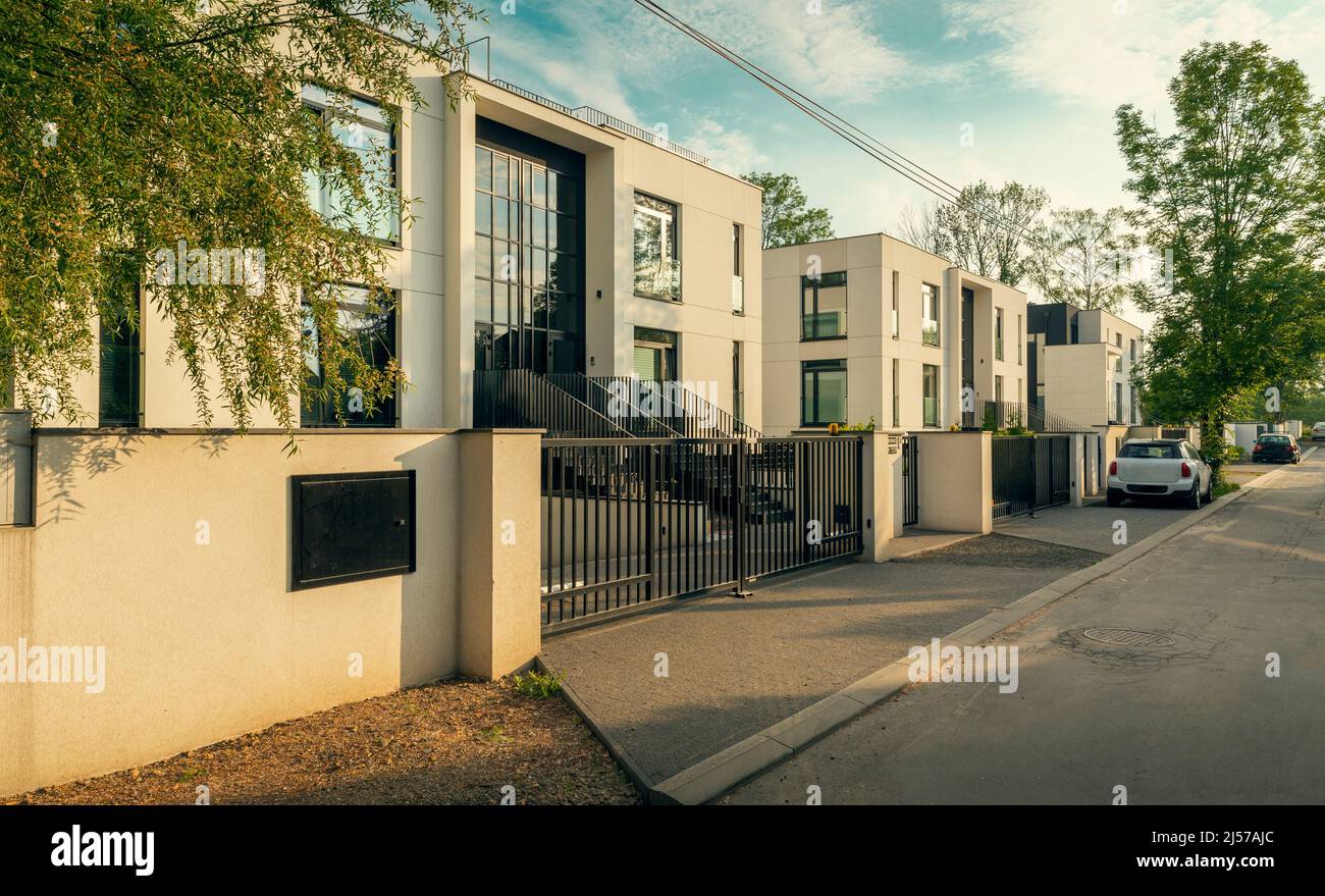New luxury modern residential buildings Stock Photo - Alamy