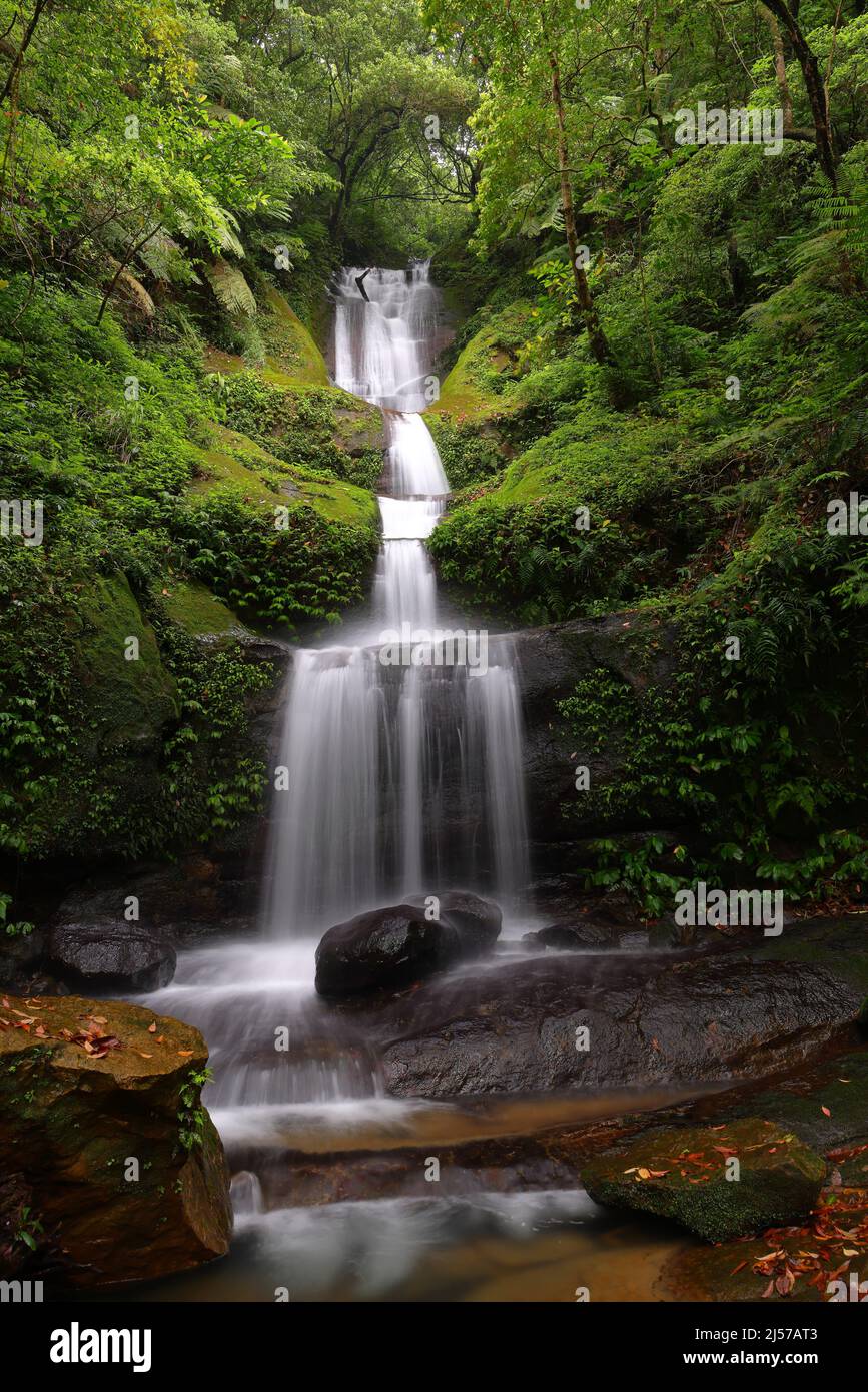 Youkeng Falls a waterfall located in Pingxi District, New Taipei City ...