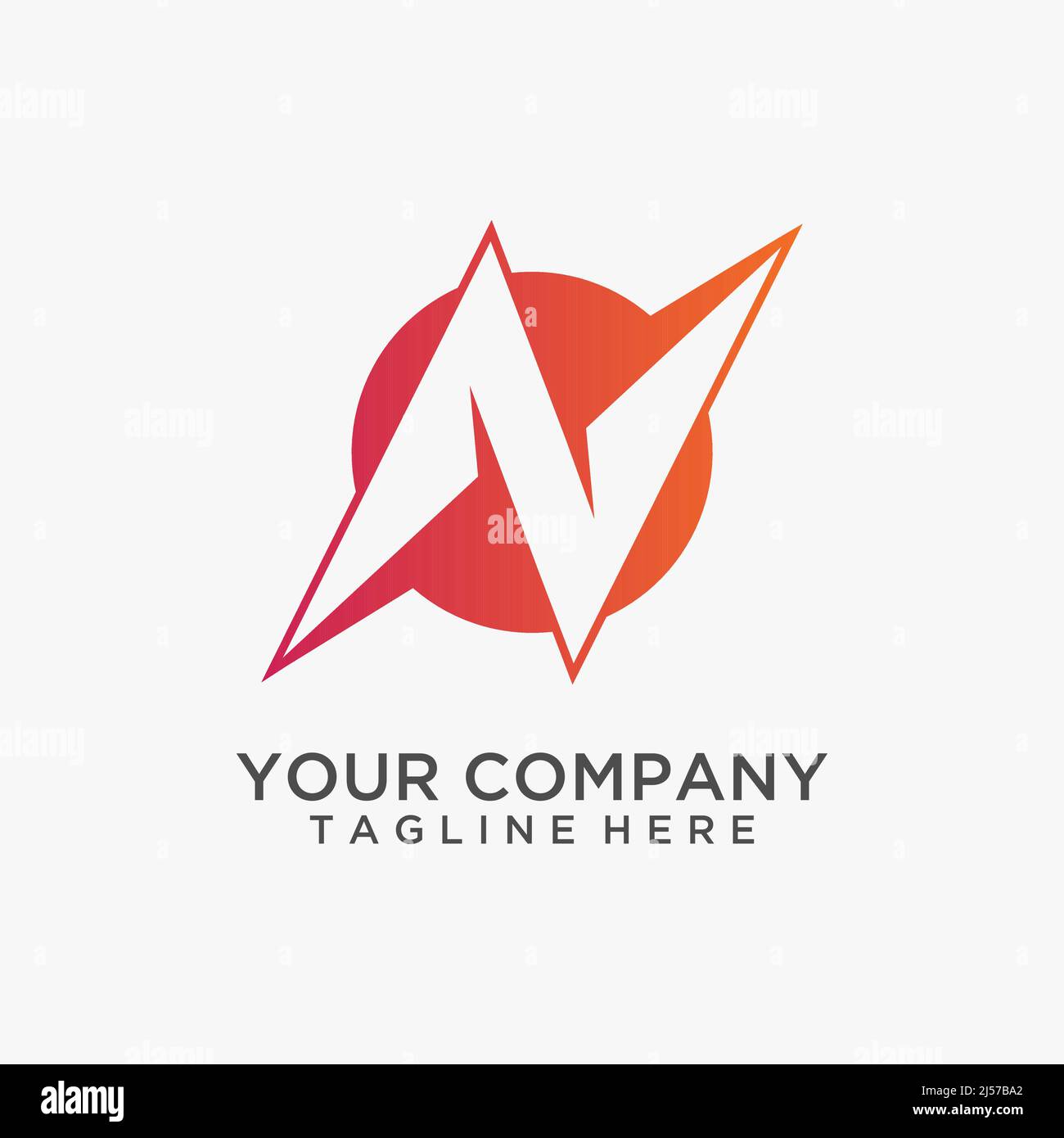 Letter N north logo design Stock Vector Image & Art - Alamy