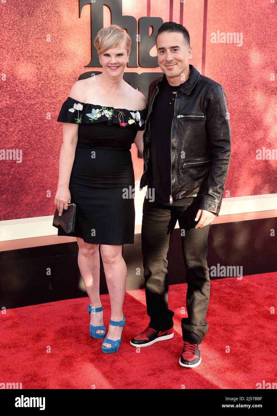 Kirk Acevedo and Kiersten Warren walking on the red carpet at the Los ...