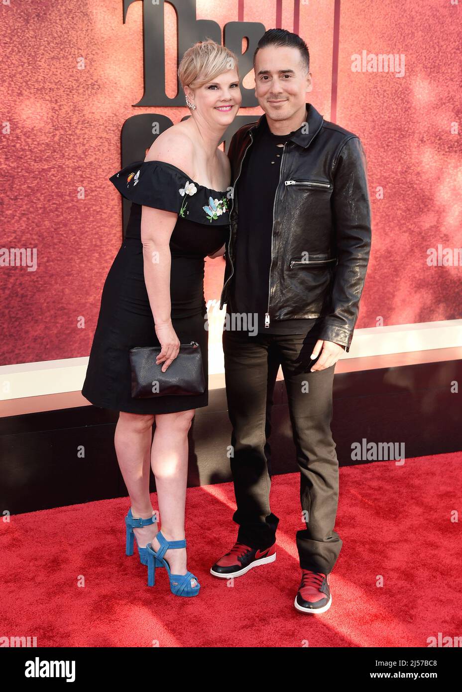 Kirk Acevedo and Kiersten Warren walking on the red carpet at the Los ...