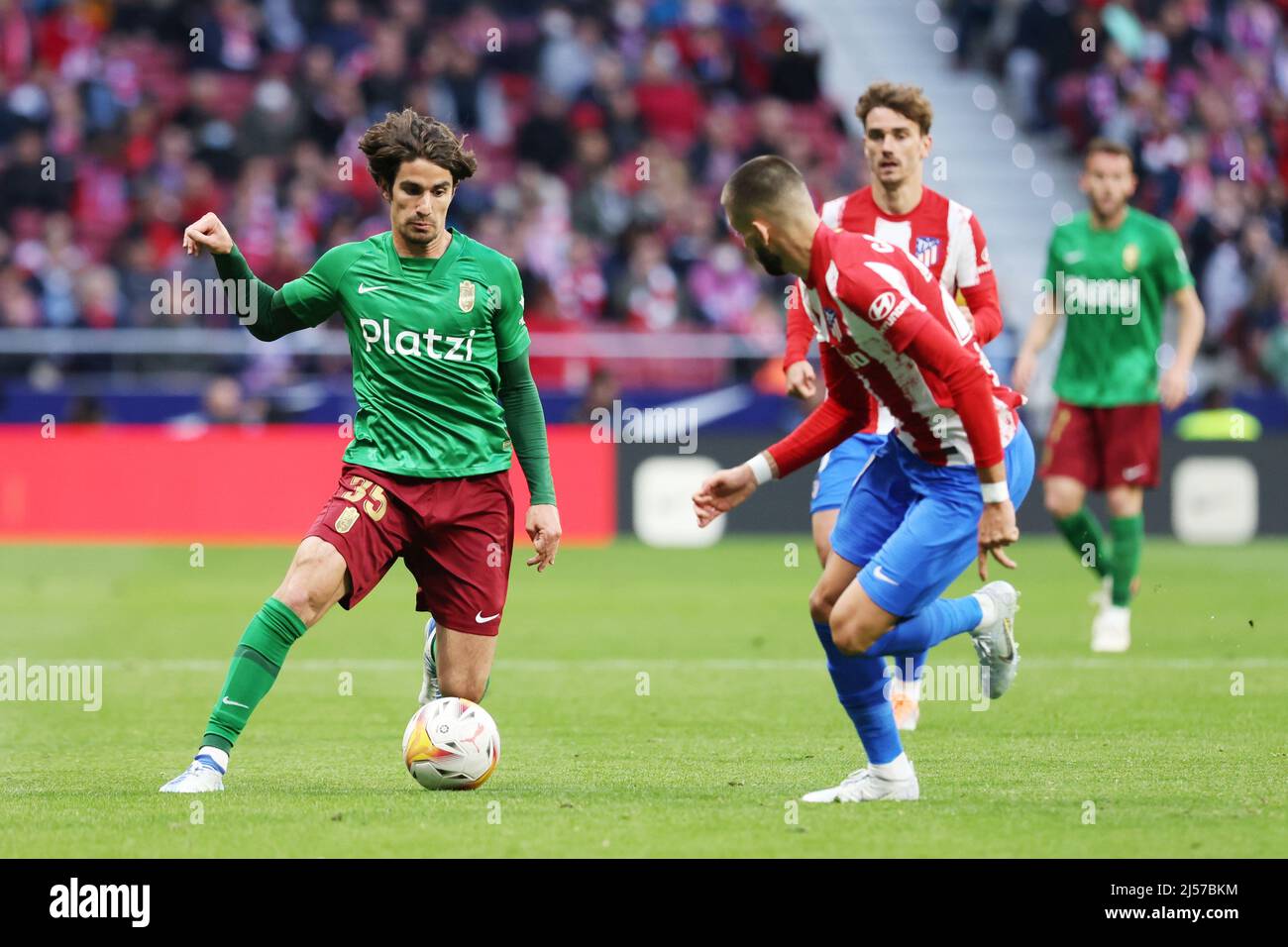 Alex Collado of Granada during the Spanish championship La Liga ...
