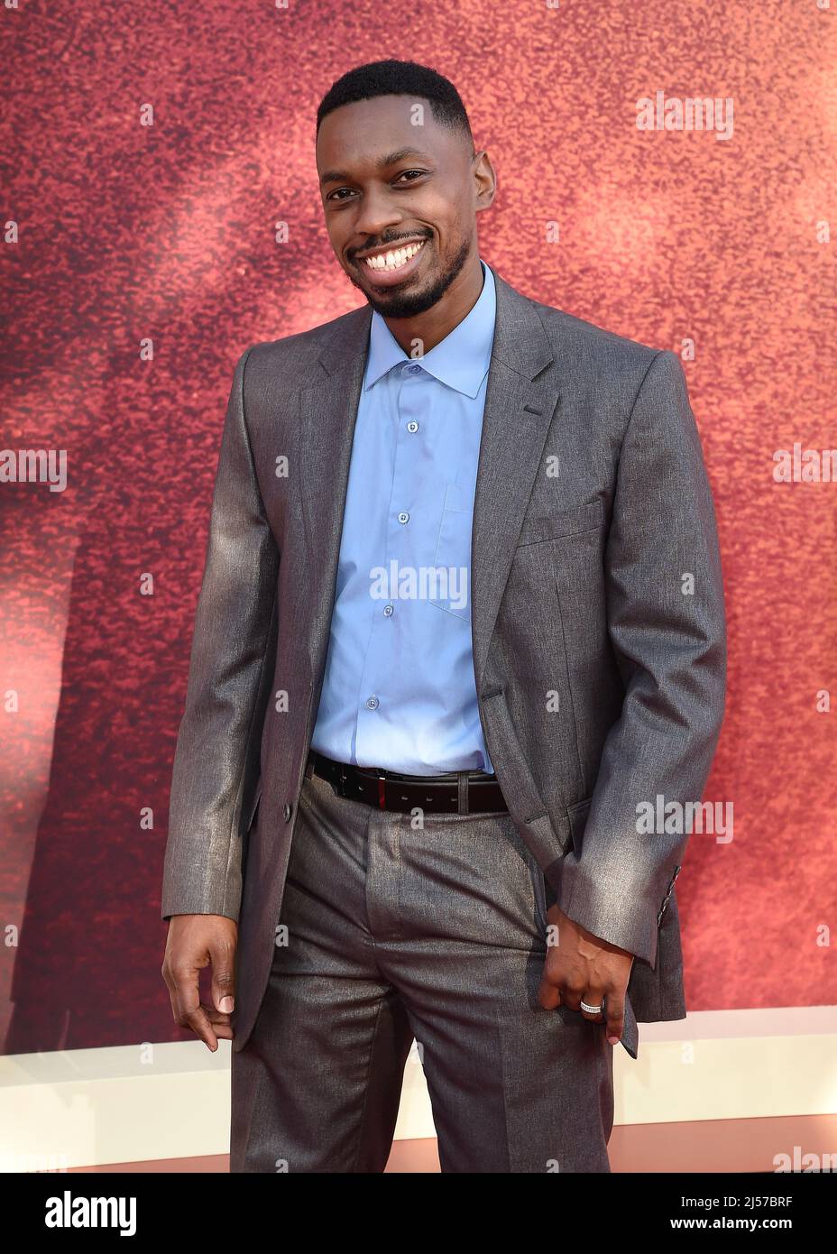 Melvin Jackson Jr. walking on the red carpet at the Los Angeles Premiere of Season One of ...