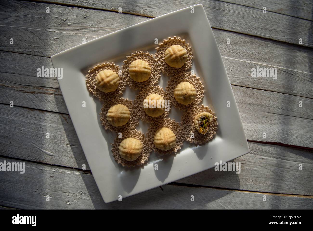 Ma'amoul arabic butter cookie Stock Photo - Alamy