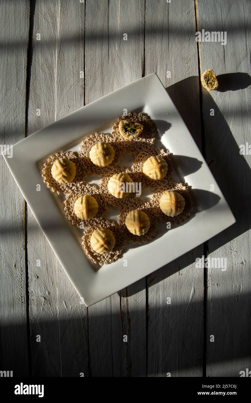 Ma'amoul arabic butter cookie Stock Photo - Alamy