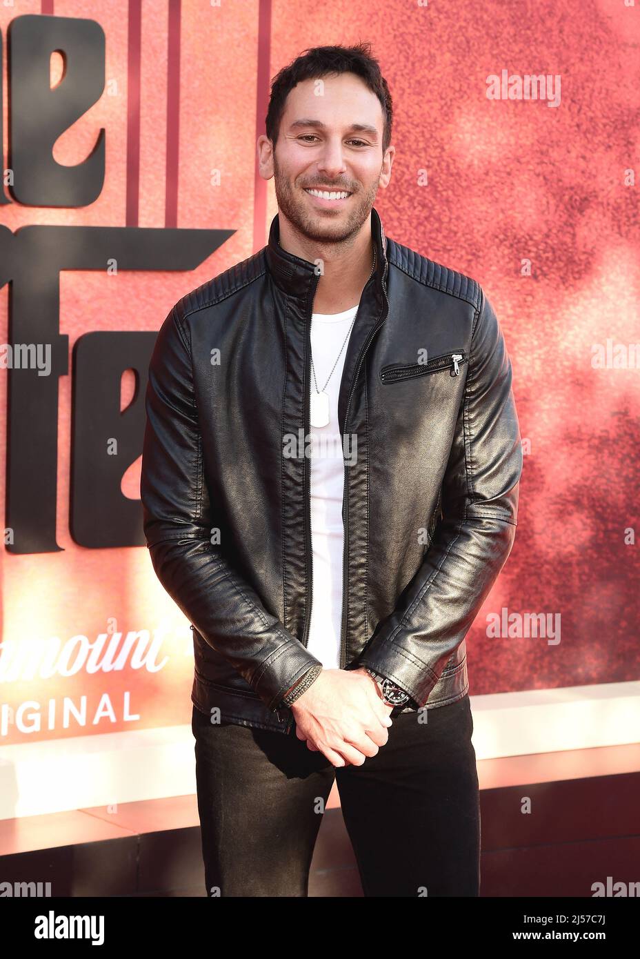 Los Angeles, USA. 20th Apr, 2022. Jake Hunter walking on the red carpet ...