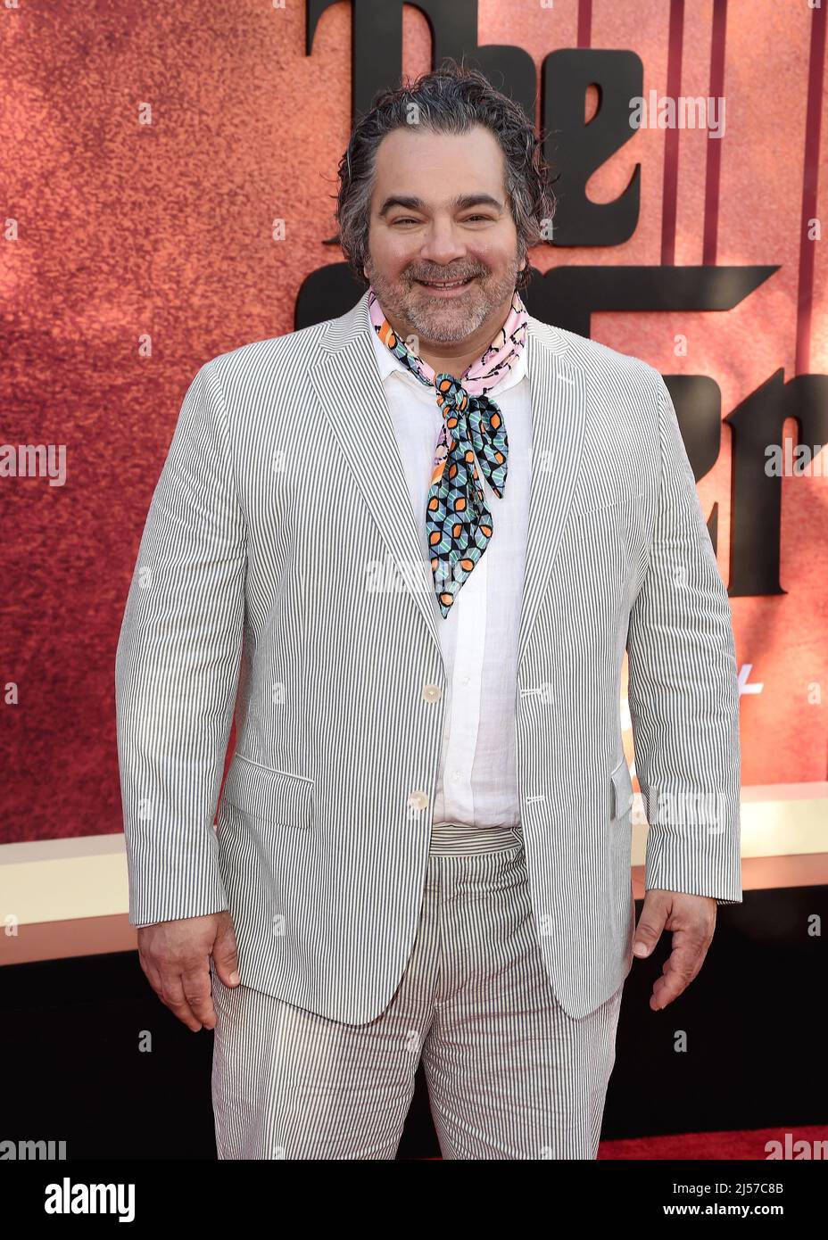 Patrick Gallo walking on the red carpet at the Los Angeles Premiere of ...