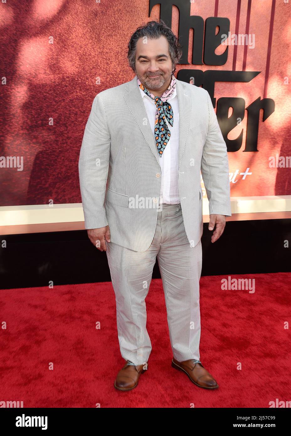 Los Angeles, USA. 20th Apr, 2022. Patrick Gallo walking on the red carpet at the Los Angeles ...