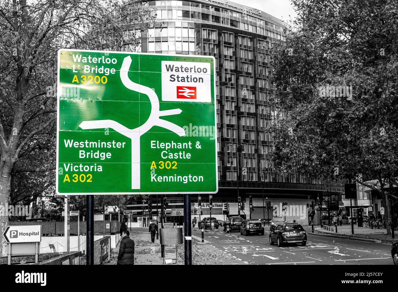 London waterloo bridge map hi-res stock photography and images - Alamy
