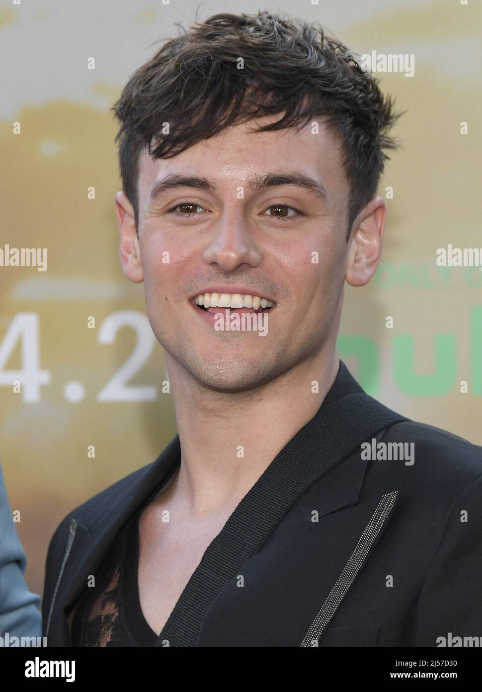 Los Angeles, CA , April 20, 2022, Tom Daley arrives at FX’s UNDER THE ...
