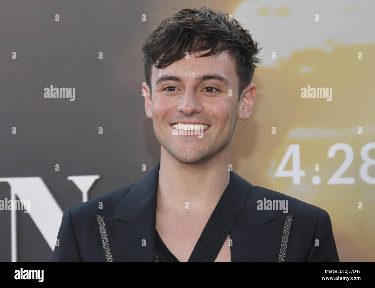 Los Angeles, CA , April 20, 2022, Tom Daley arrives at FX’s UNDER THE ...
