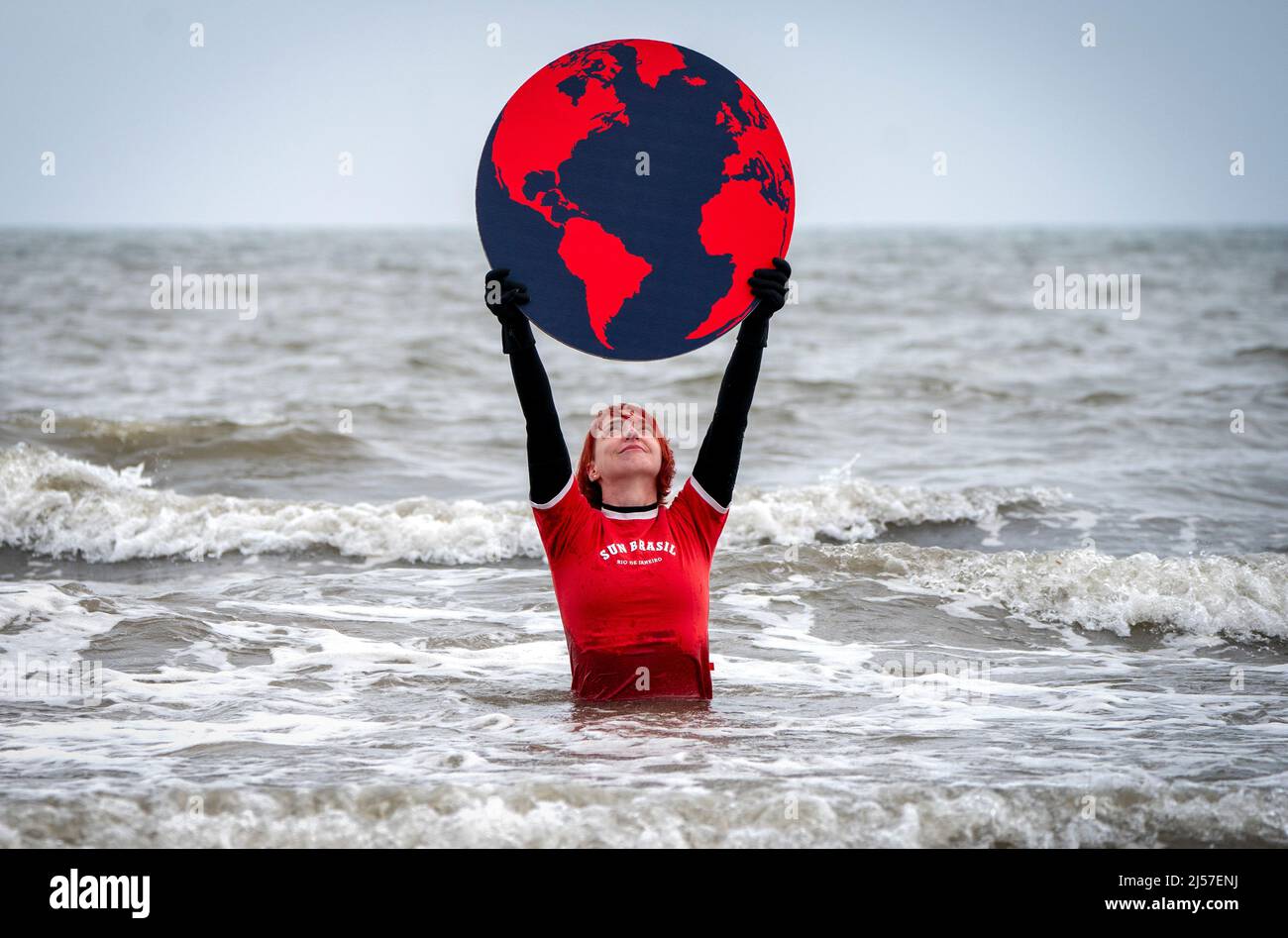 Susie Gray, from the Edinburgh Science Festival team, stands in the ...