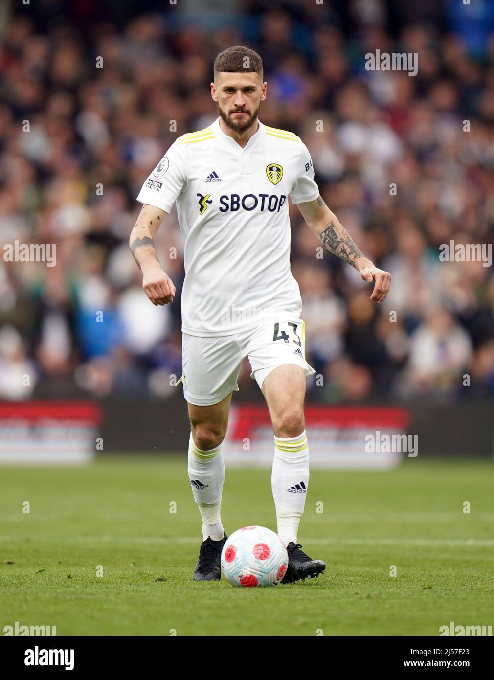 Leeds United's Mateusz Klich during the Premier League match at Elland ...