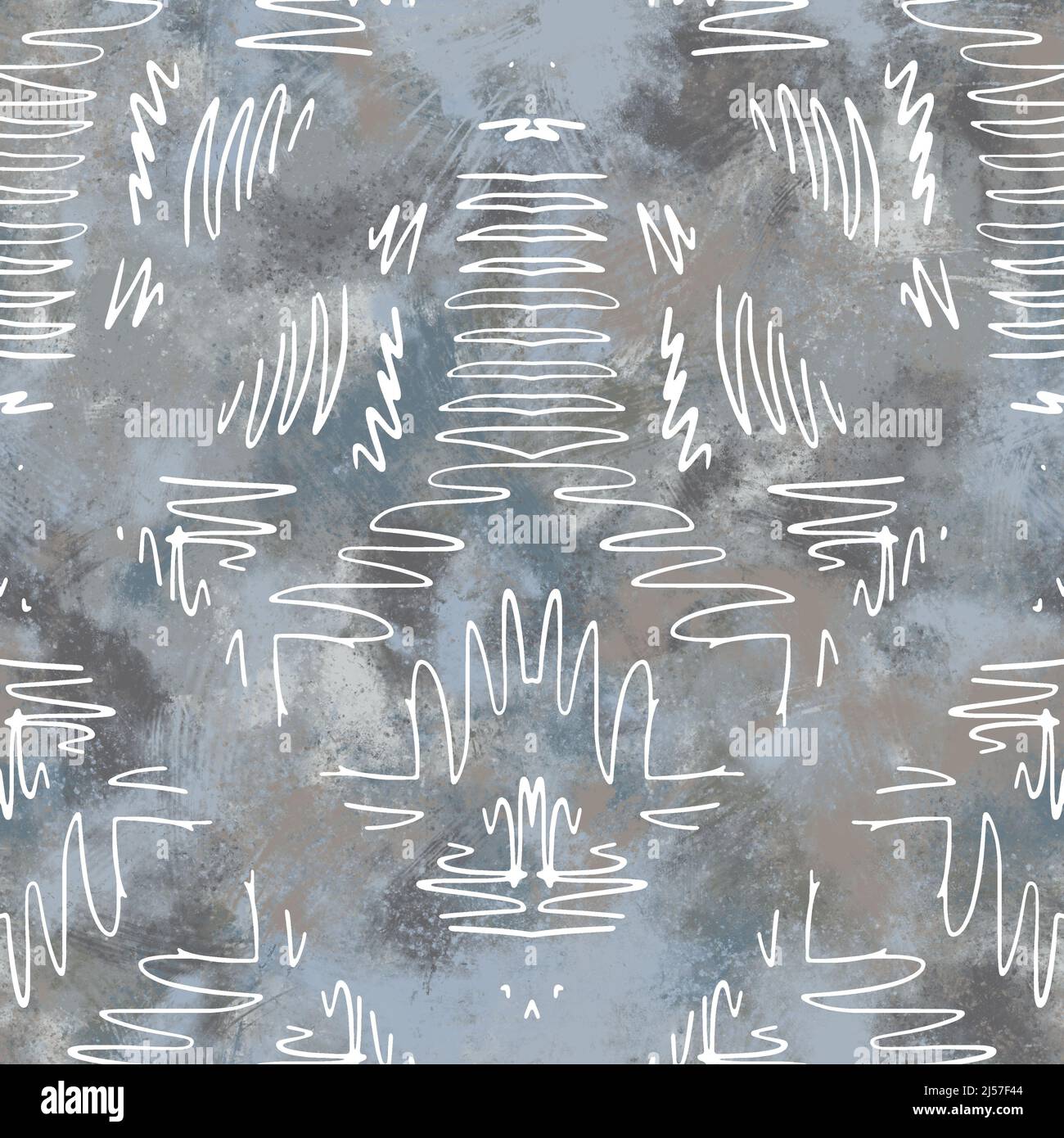 Seamless neutral and white grungy classic abstract surface pattern ...