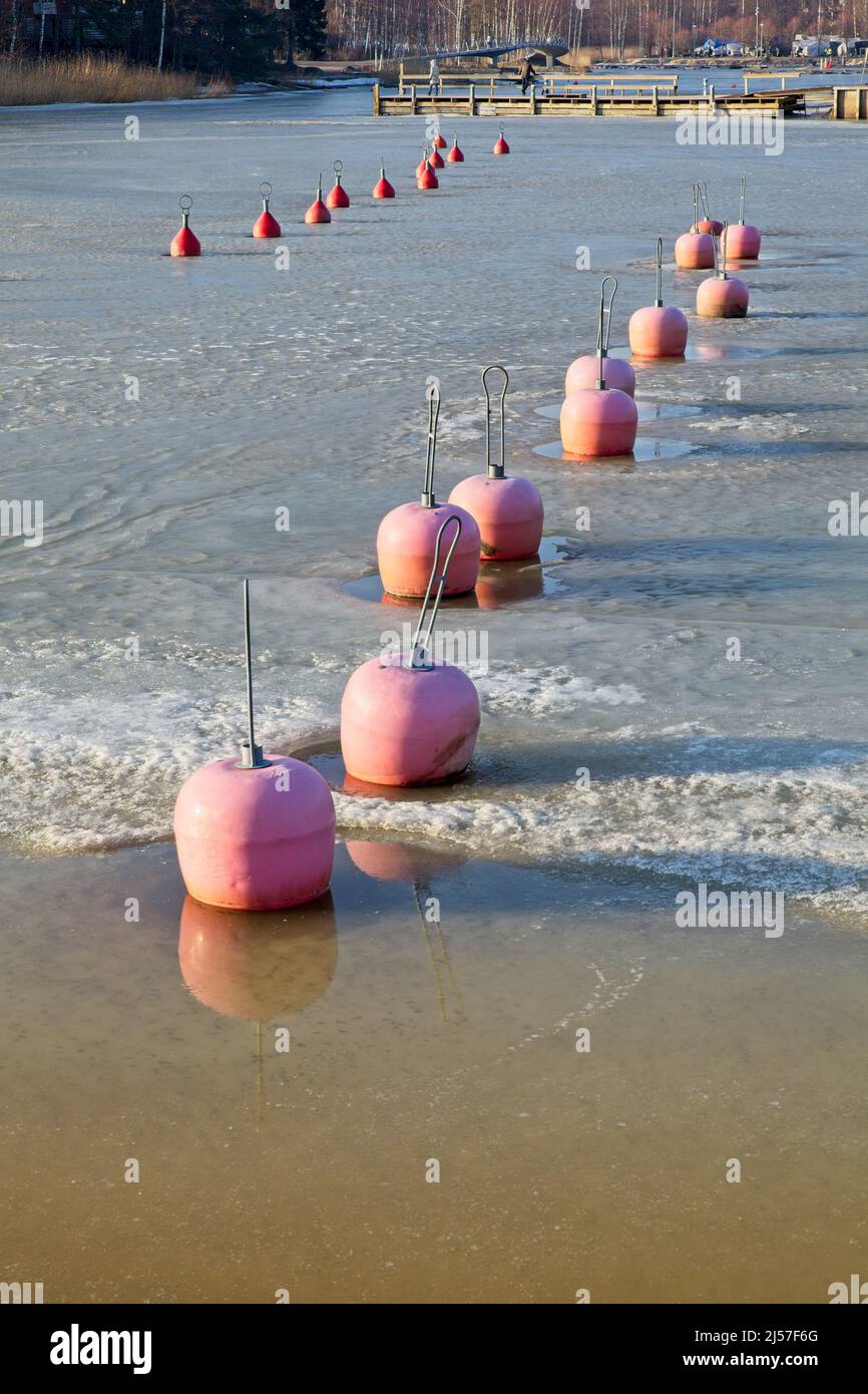Floats in marina winter hi-res stock photography and images - Alamy