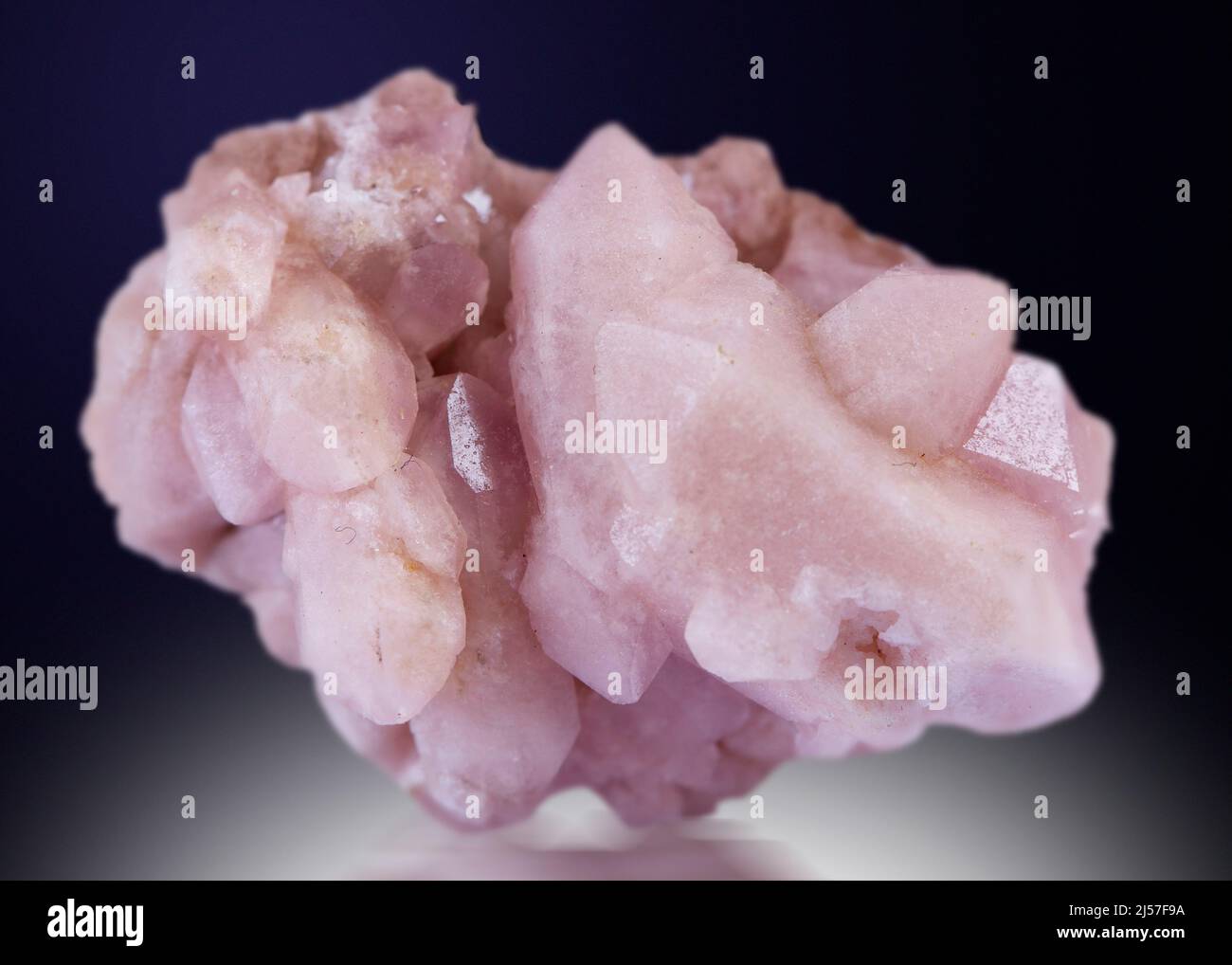 pink quartz mineral specimen stone rock geology gem crystal Stock Photo ...