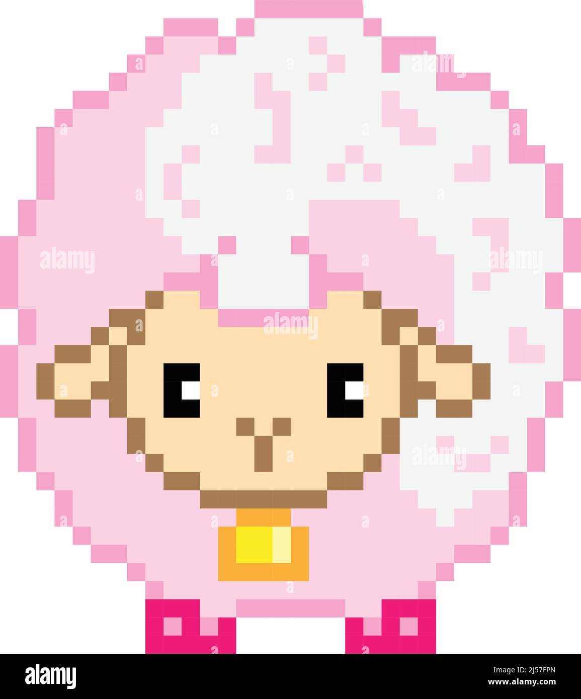 Sheep Pixel Art Cute
