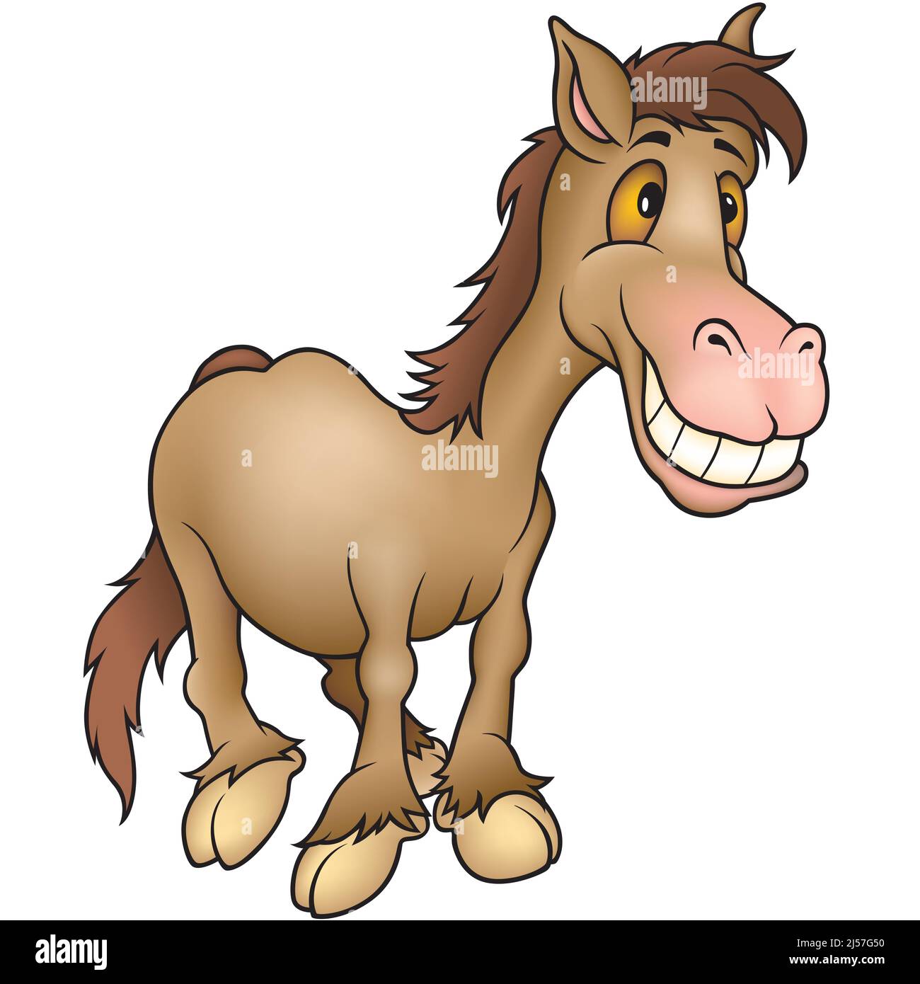 Humorous cartoon horse hi-res stock photography and images - Alamy