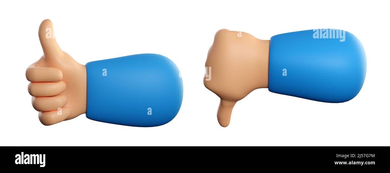 Human hand thumb down symbol with fingers gesture. Dislike, negative ...