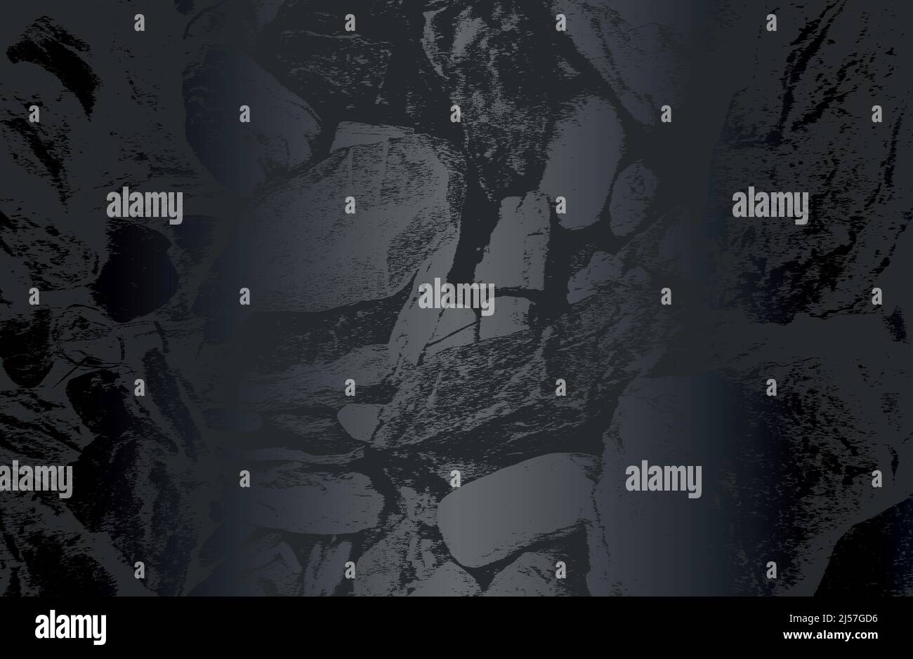 Luxury black metal gradient background with distressed stones, rocks ...
