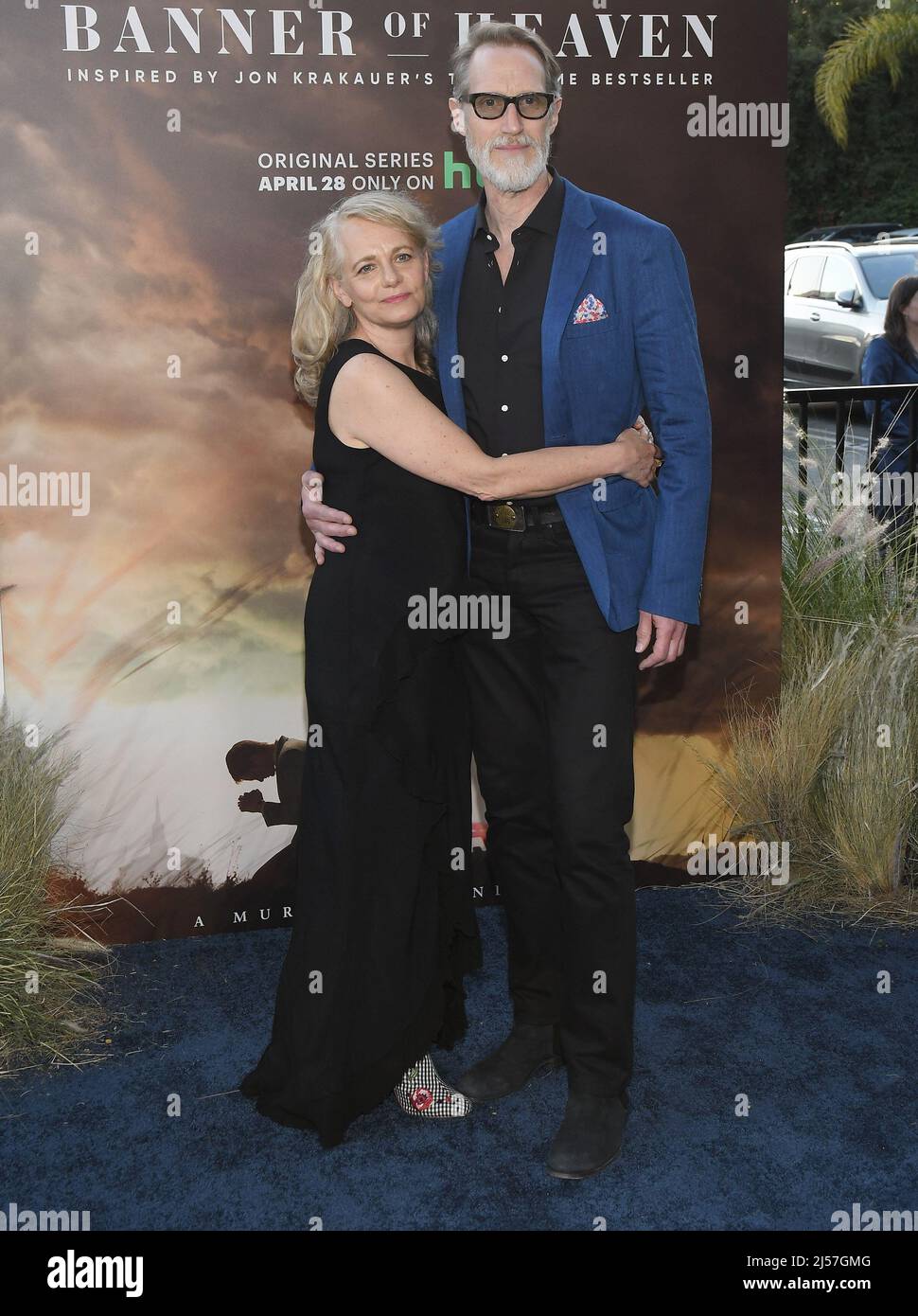 Los Angeles, USA. 20th Apr, 2022. (L-R) Megan Leitch and Christopher ...