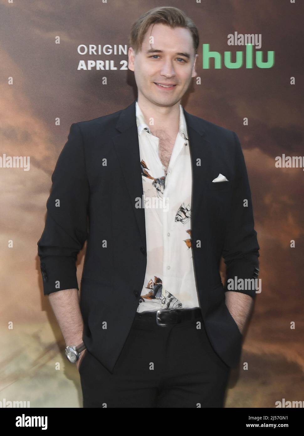 Los Angeles, USA. 20th Apr, 2022. Seth Numrich arrives at FX's UNDER ...