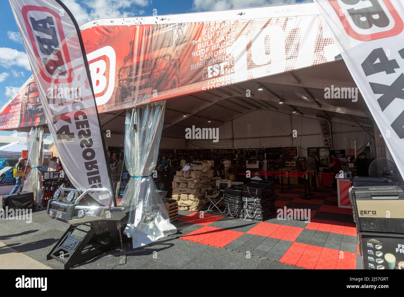 ARB stand at the Sydney caravan and camping show selling camping and ...