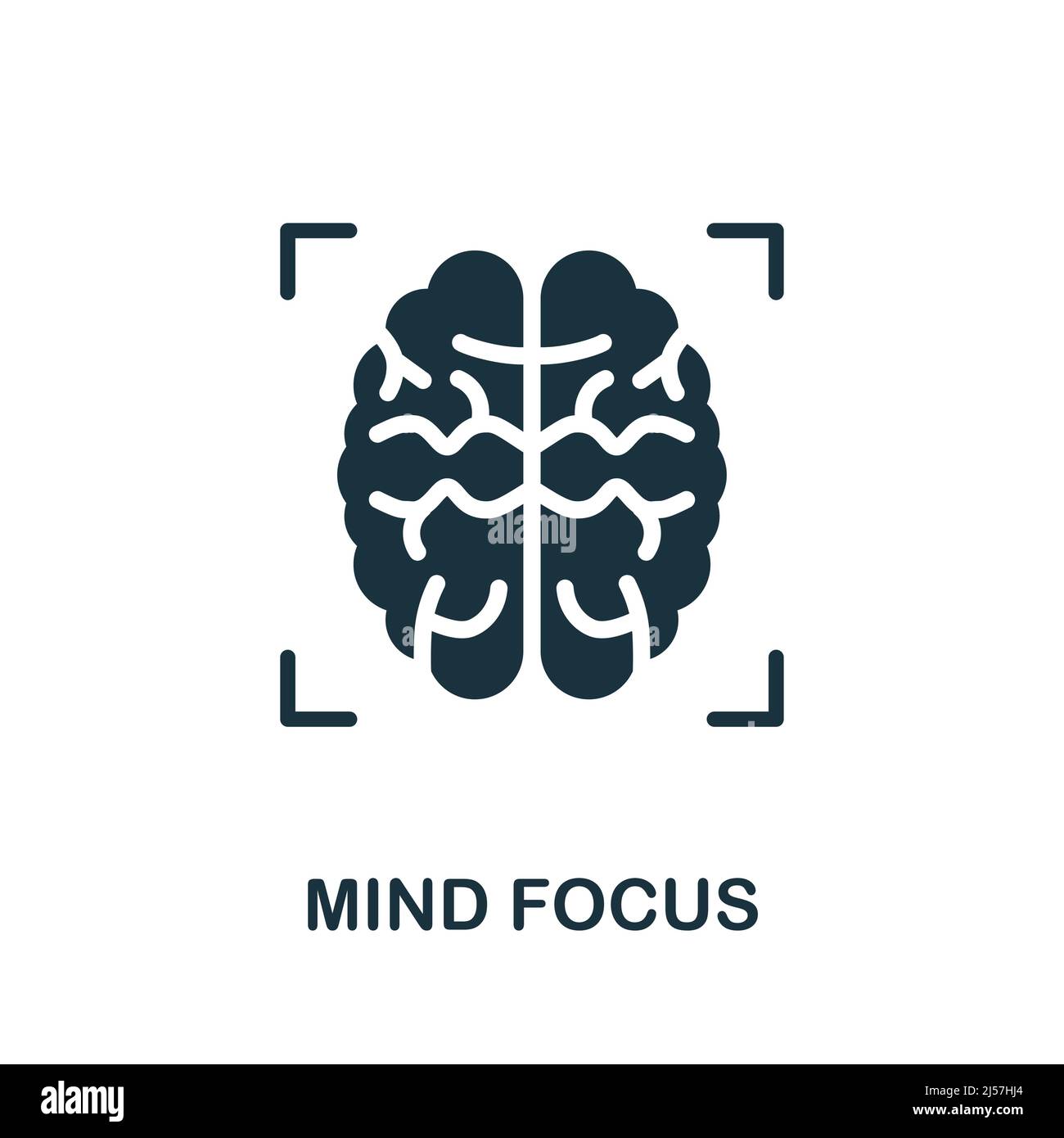 Mind Focus icon. Simple element from yoga collection. Creative Mind ...