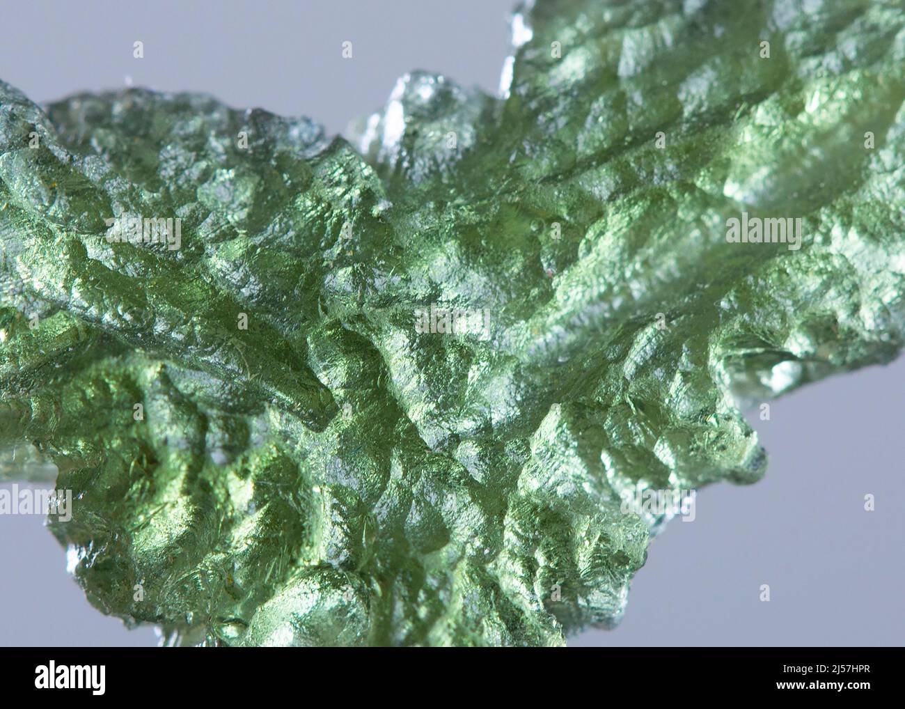 moldavite mineral specimen stone rock geology gem crystal Stock Photo ...