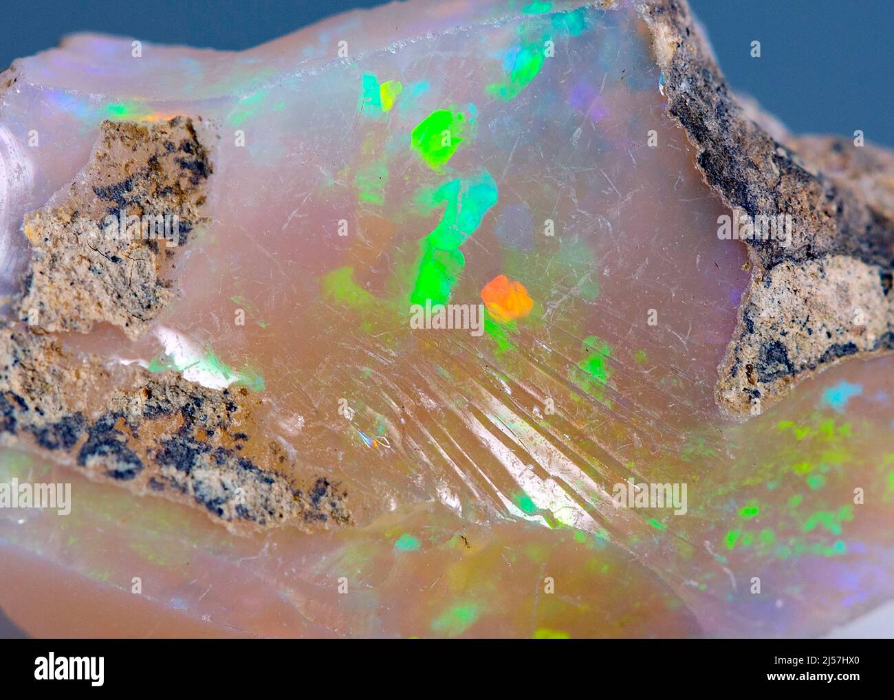 opal, mineral specimen stone rock geology gem crystal Stock Photo - Alamy