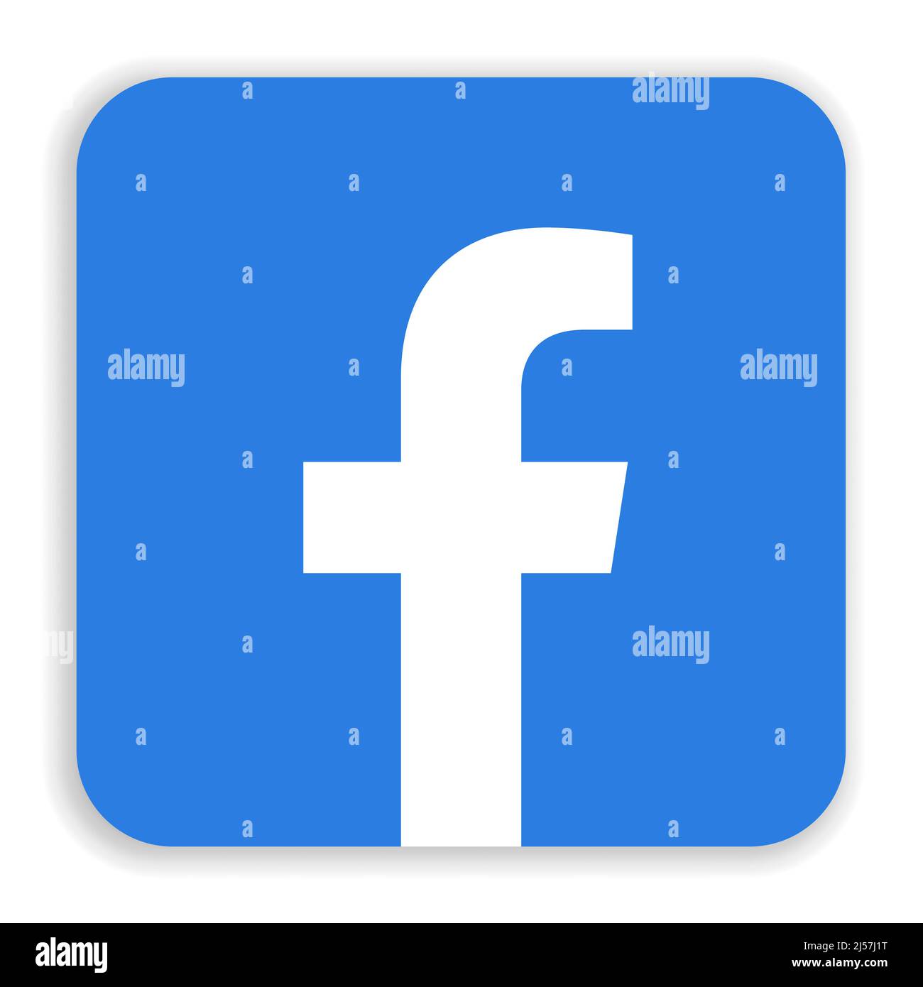 Facebook social media app icon Stock Vector Image & Art - Alamy