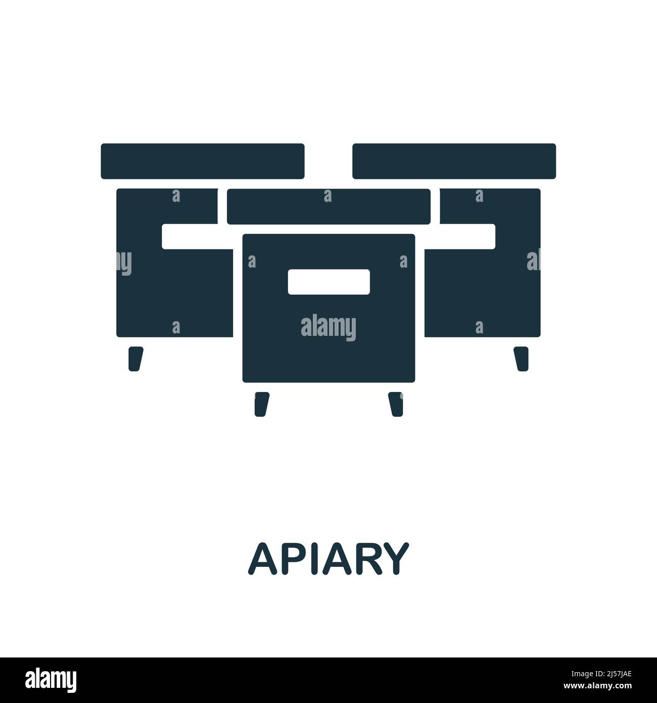Apiary icon. Monochrome simple Apiary icon for templates, web design ...