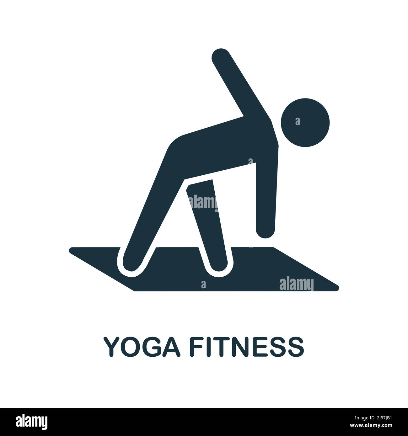 Yoga Fitness icon. Simple element from yoga collection. Creative Yoga ...