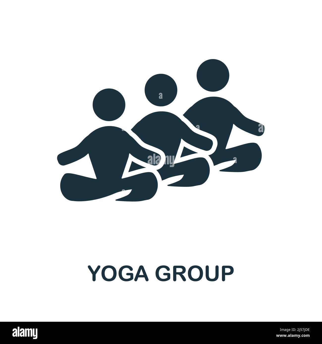 Yoga Group icon. Simple element from yoga collection. Creative Yoga Group icon for web design ...