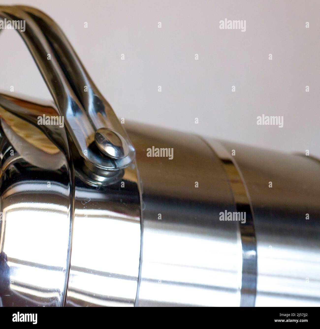 Metal thermos of four items Stock Photo - Alamy