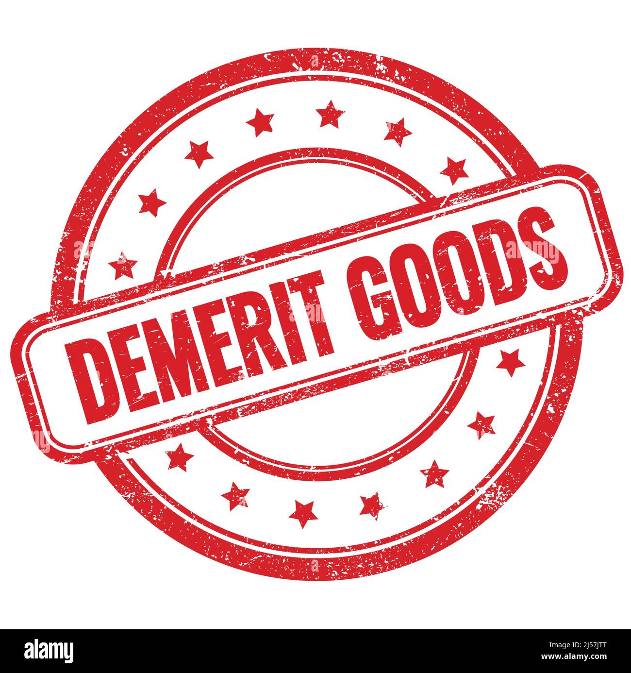 Demerit goods word Cut Out Stock Images & Pictures - Alamy