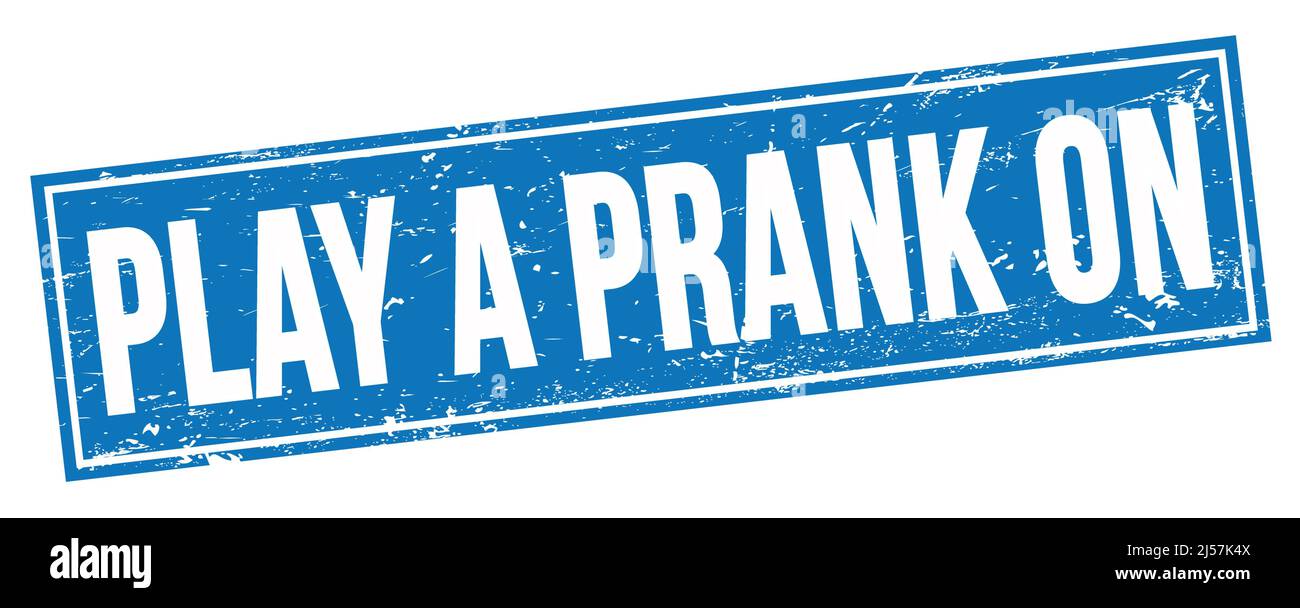 Play a prank stamp Cut Out Stock Images & Pictures - Alamy